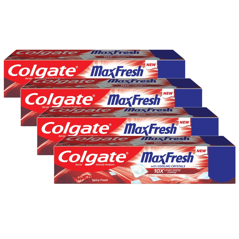 Colgate MaxFresh With Cooling Crystals 10X Spicy Fresh Toothpaste 17g ...