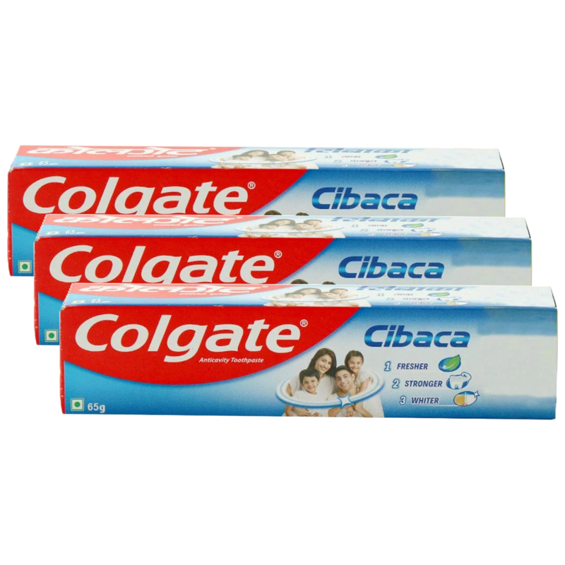 Colgate Cibaca Fresher Anticavity Toothpaste 65g Pack of 3 – KartWalk