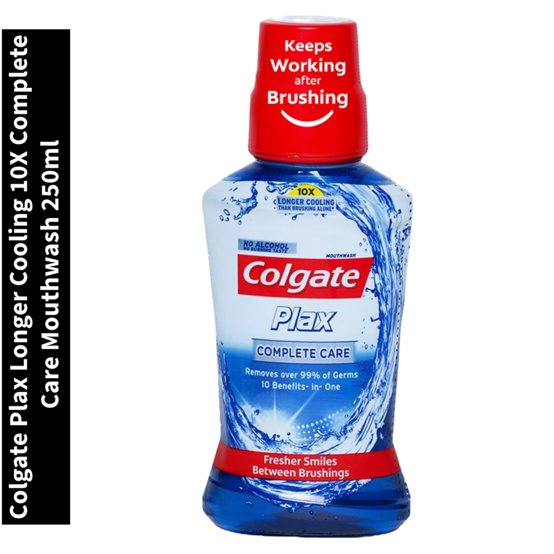 Plax Longer Cooling 10X Colgate Complete Care Mouthwash 250ml – KartWalk
