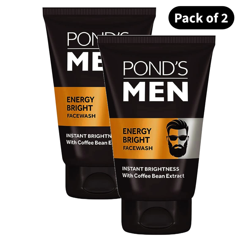 Ponds Men Energy Bright Face Wash - (100g) (Pack of 2) – KartWalk