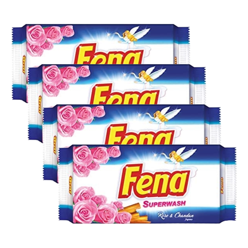 Fena Mahabar Advance Rose & Chandan Washing Bar 200g Pack of 4 – KartWalk