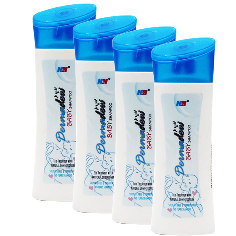 Dermadew Baby Moisturising Shampoo - 80ml (Pack Of 4) – KartWalk