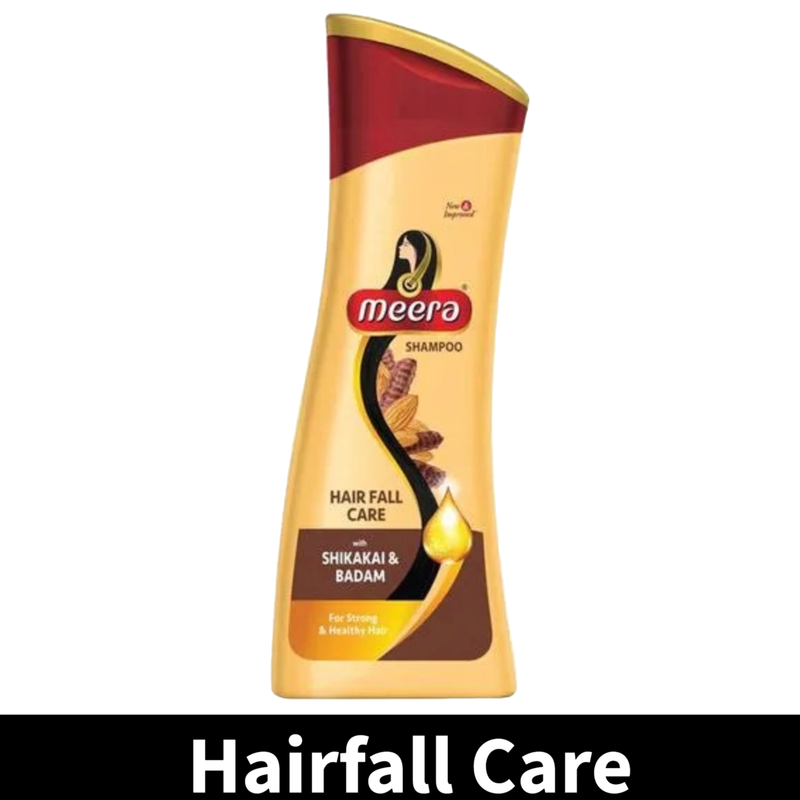 Meera Hair Fall Care Shampoo - Shikakai & Badam, For Strong & Healthy ...