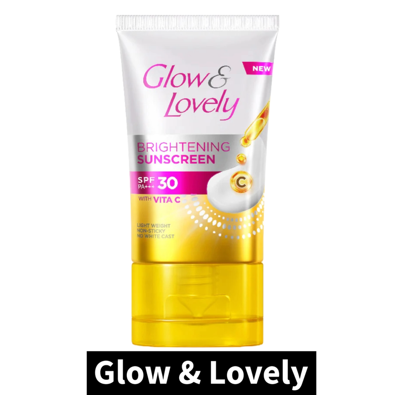 Brightening Sunscreen SPF 30 PA+++ Glow & Lovely Face Cream 30 g – KartWalk